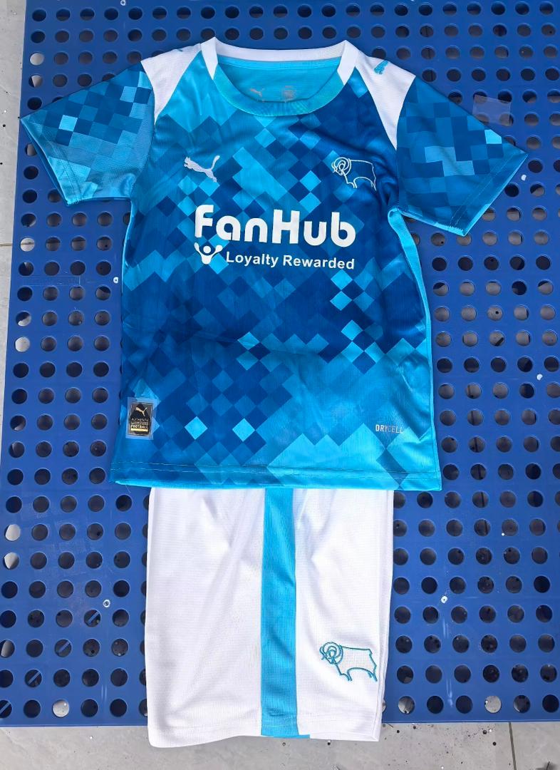 Derby County Third Kit 25/26 Fan Edition - Kids - Free Personalisation ...